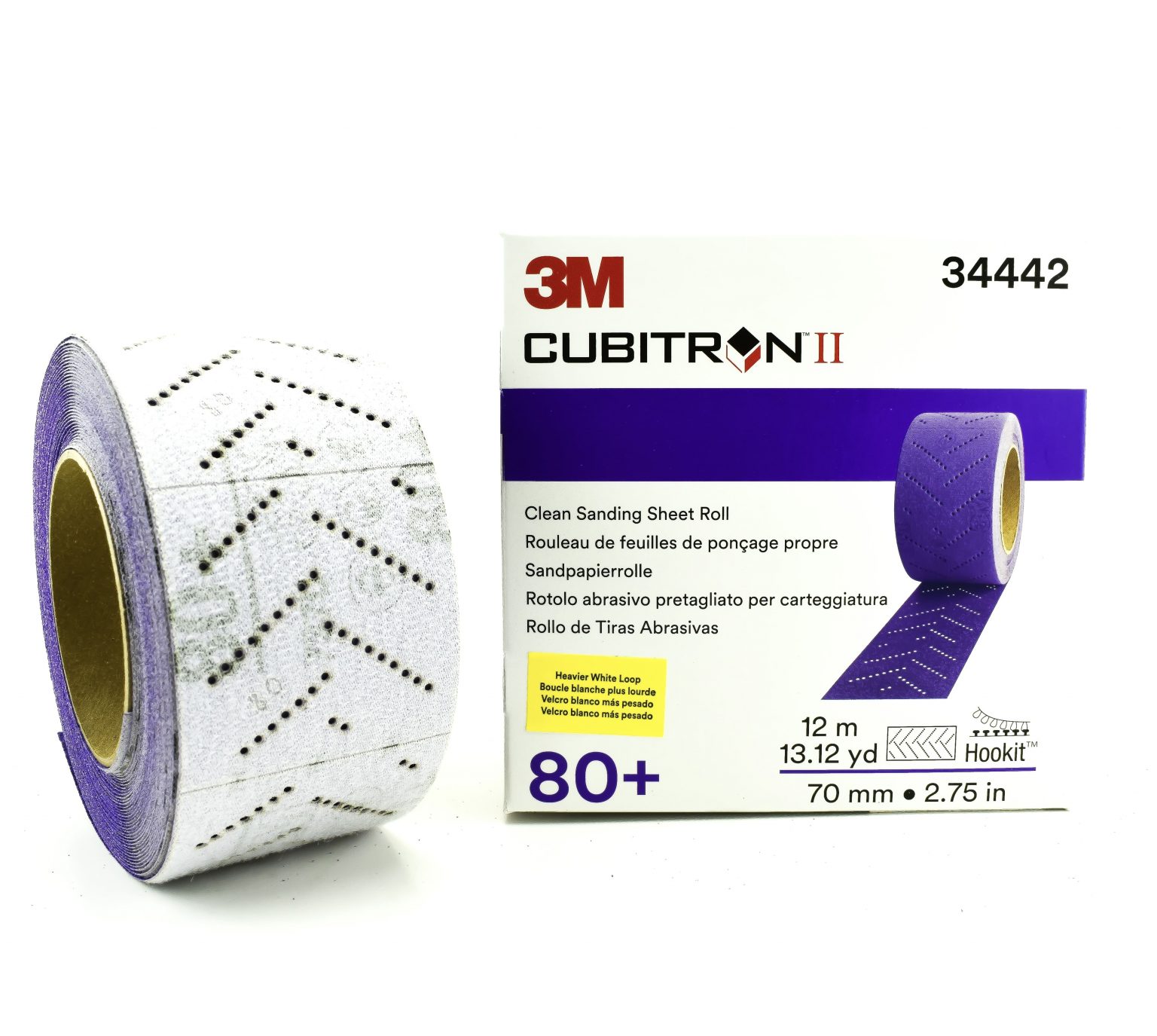 Dicema: 3M™ Hookit™ Cubitron™ II Rollo grano 80 No. 34442